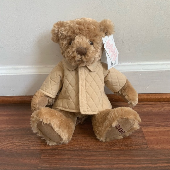 Burberry | Toys | Burberry Nwt Teddy Bear Plush Brown Tan Quilt Nova ...